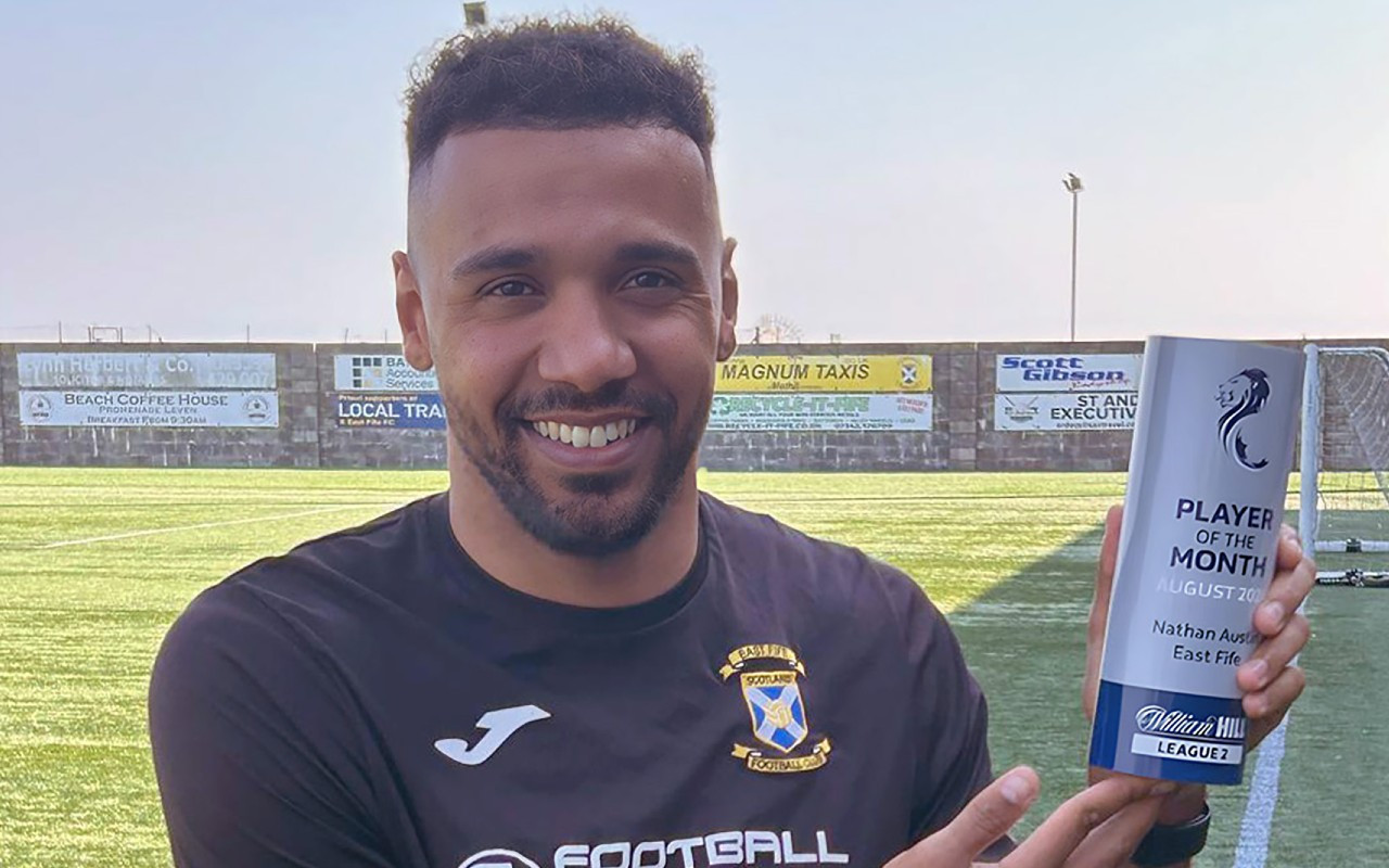 Nathan Austin is L2 Player of the Month | SPFL