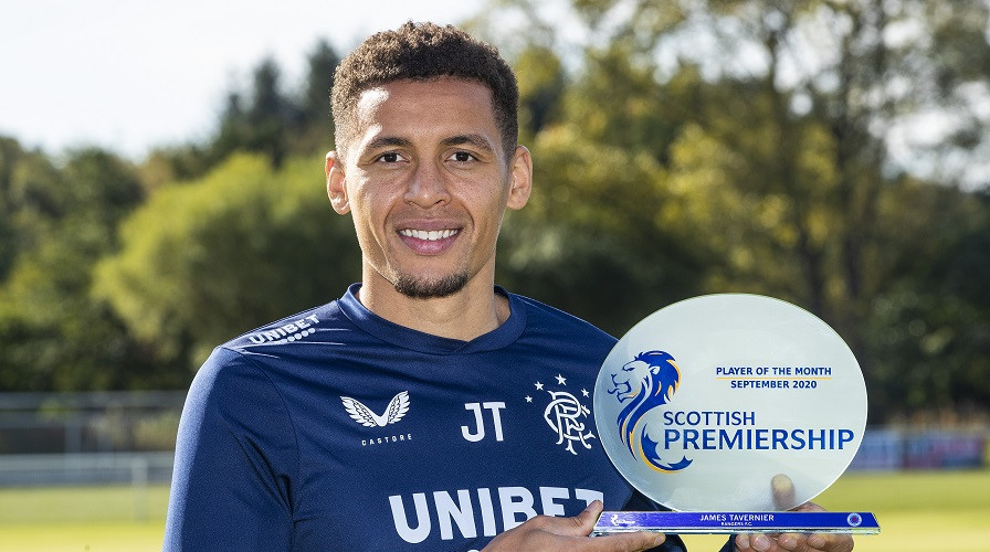 Tavernier named Player of the Month | SPFL
